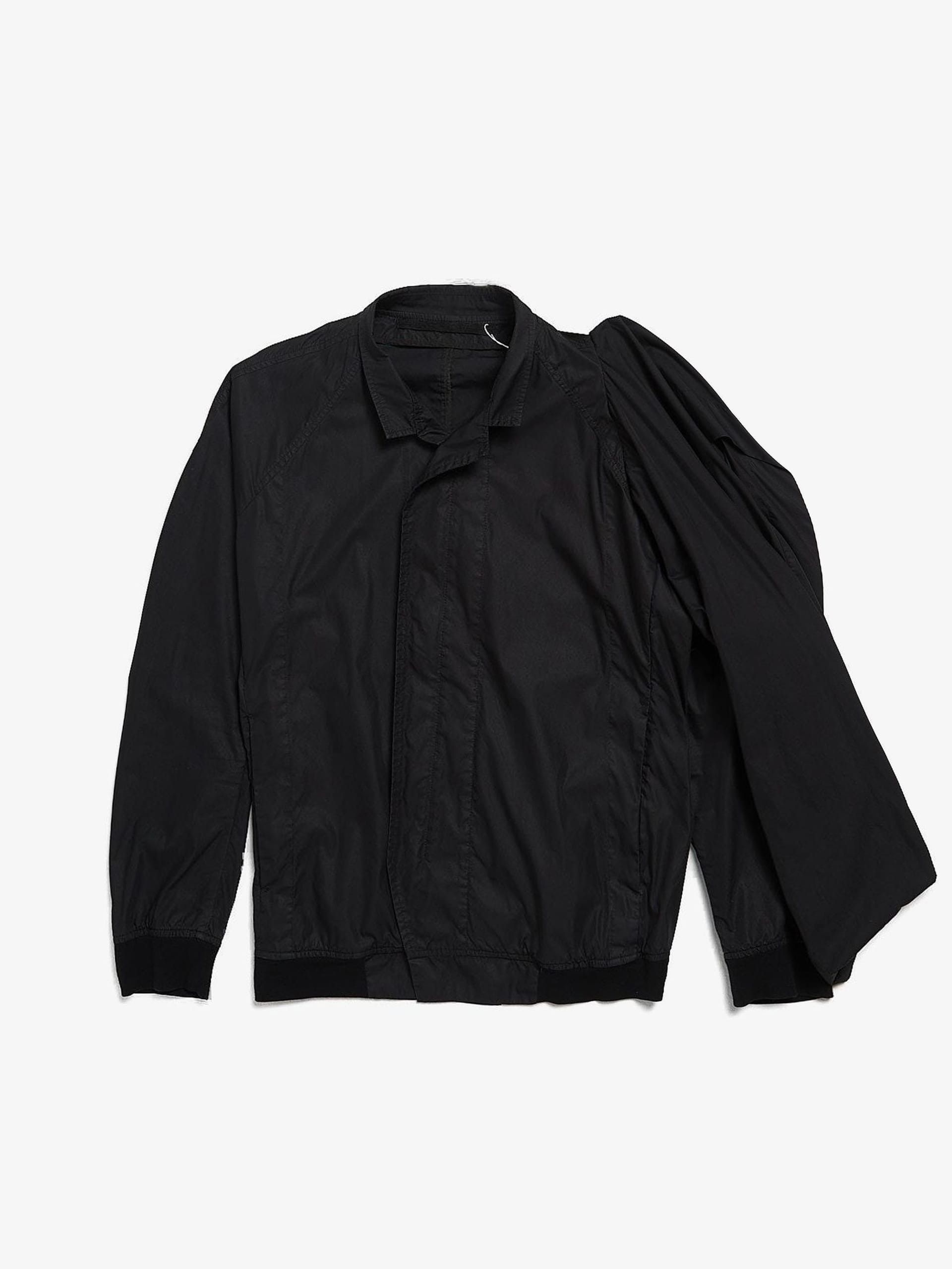 Julius Black Crossbody Element Detailed Cotton Jacket | Grailed