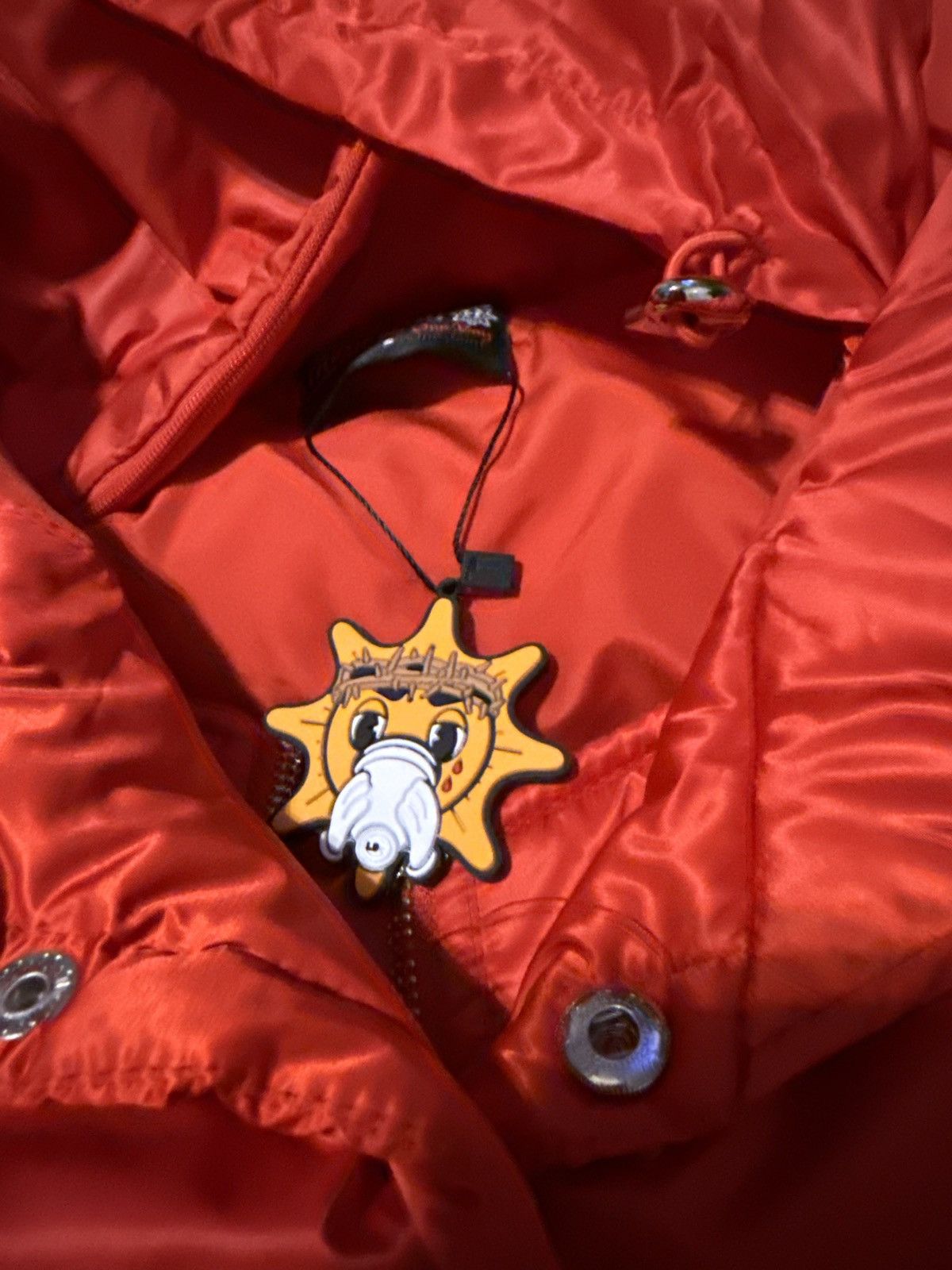 Glo Gang Glocler Flare Collar Puffer Jacket (Red) RARE COLOR | Grailed