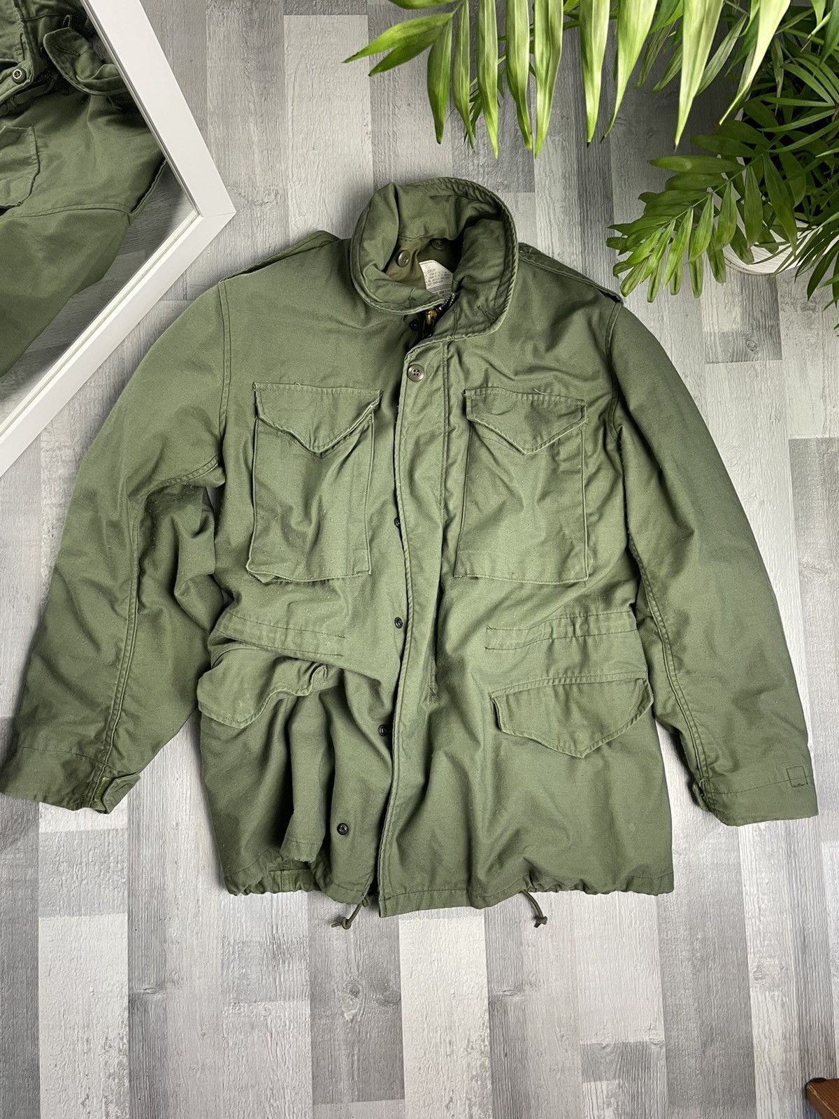 Alpha Industries × Vintage Vintage Alpha Industries M65 Olive Military Field Jacket | Grailed