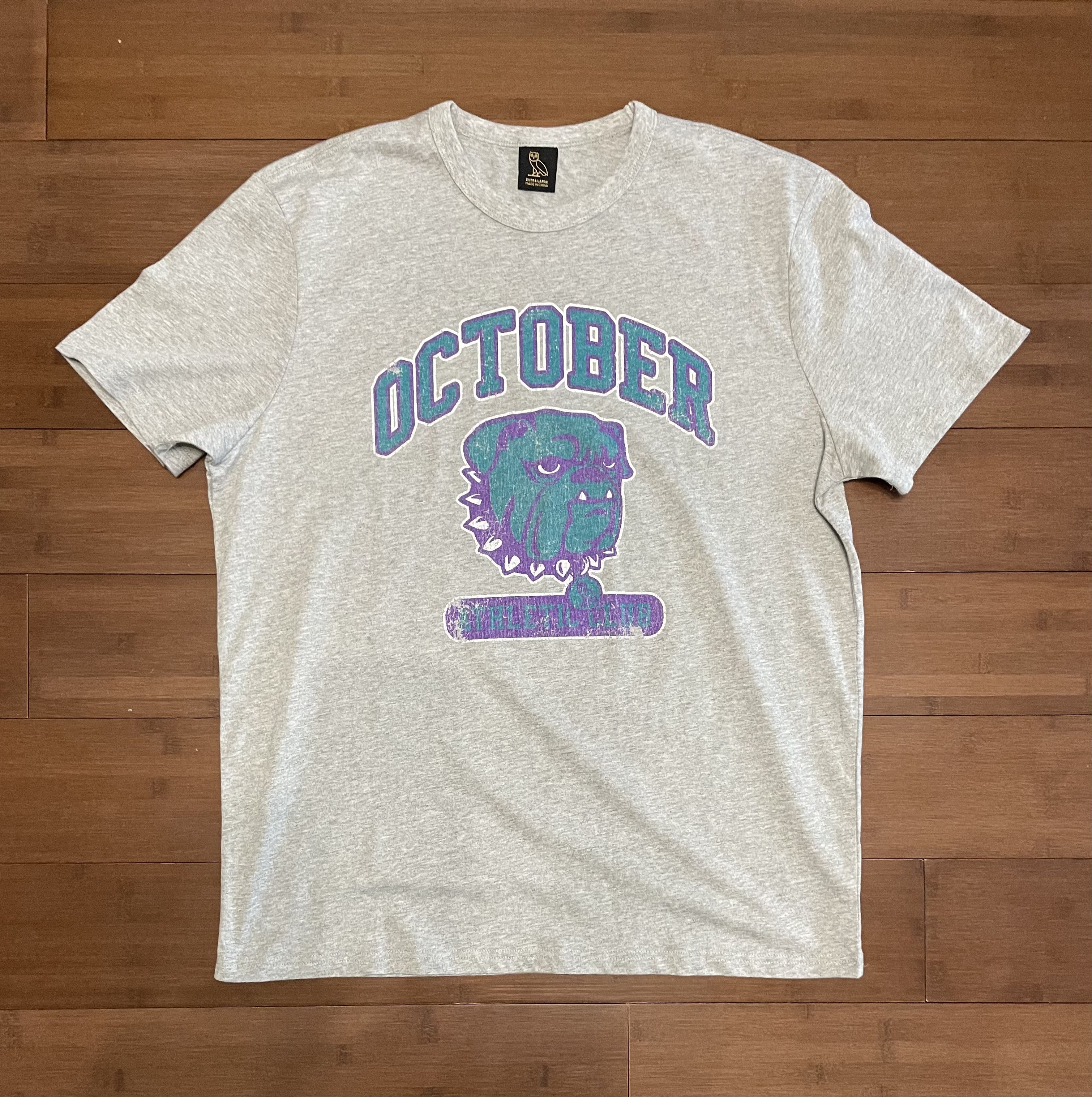 Drake × Octobers Very Own OVO Athletic Bulldog Club T-Shirt Tee | Grailed