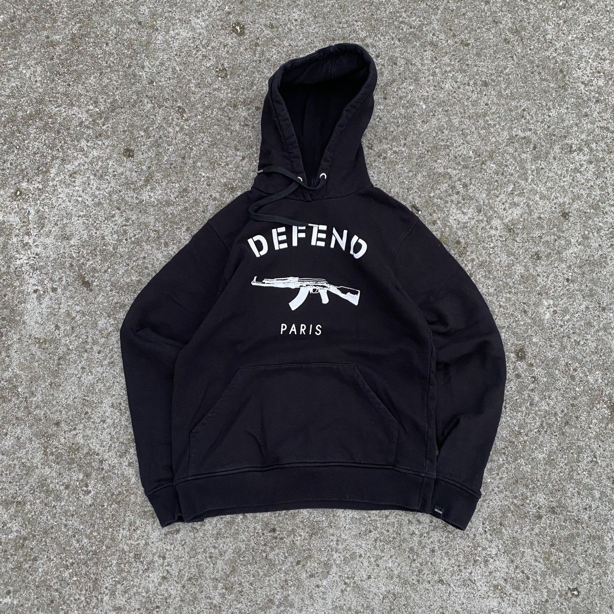 DEFEND PARIS × Streetwear × Vintage Defend Paris AK-47 hoodie | Grailed