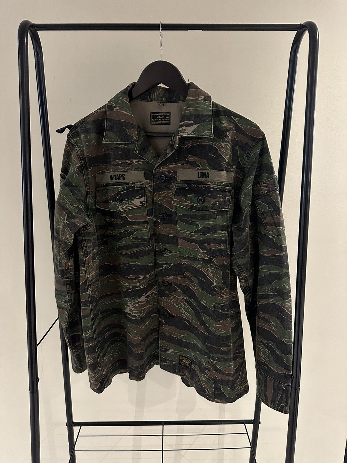 Wtaps WTAPS Tiger Stripe Fatigue Jacket Large | Grailed