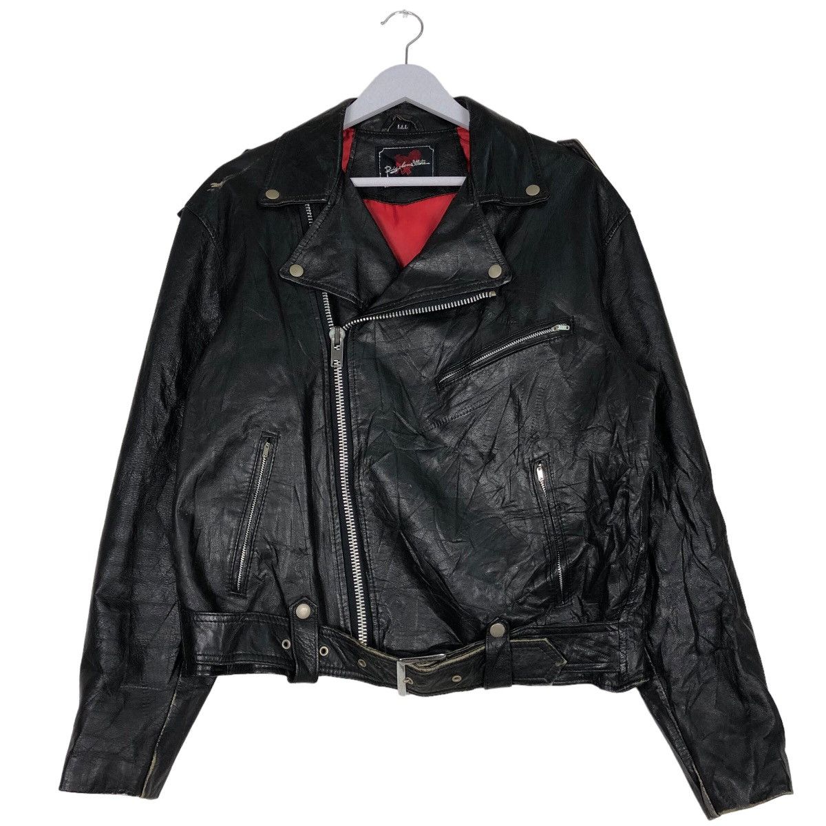 Japanese Brand × Vintage 🔥 VINTAGE JAPANESE RACER LEATHER JACKET BY ...