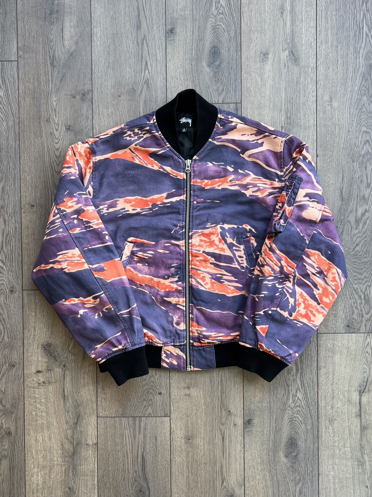 Stussy Stussy x Lucien Smith Tigris Bomber Jacket Medium | Grailed