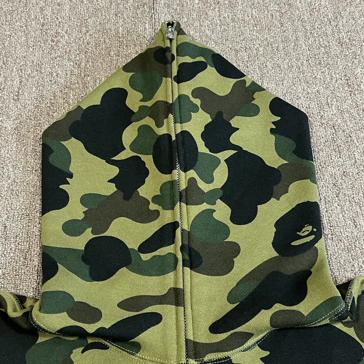 Bape Bape New York Store 1St Camo Zip Up Hoodie | Grailed