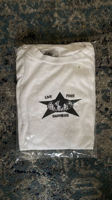 Barriers Barriers Logo Tee White | Grailed