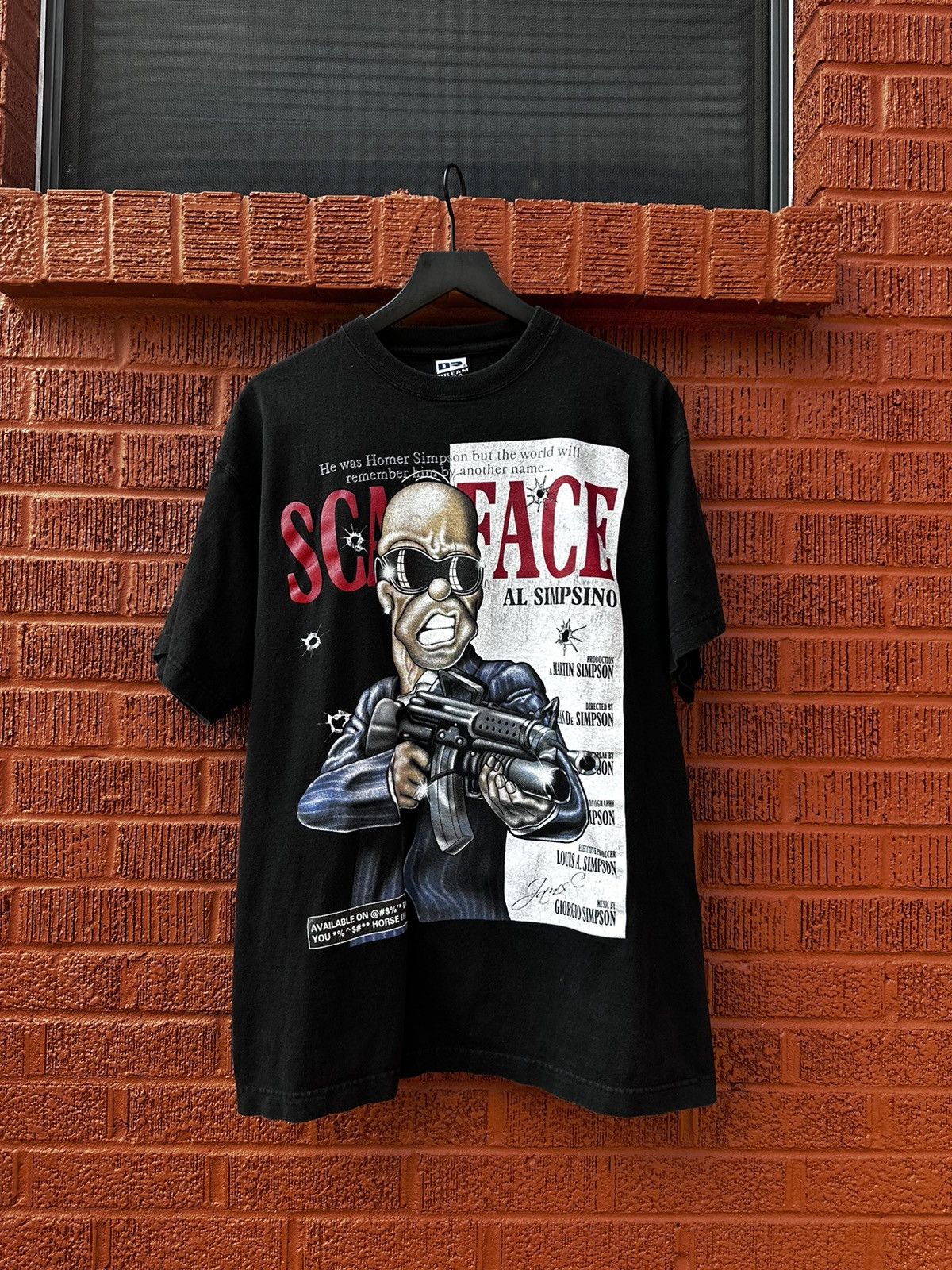 Vintage Homer Simpson Scarface | Grailed