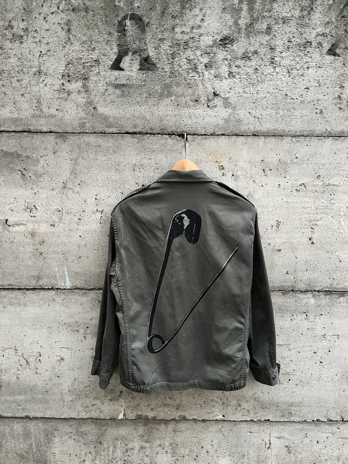 Military 80s Paul Frank Reworked French Military Jacket Needle Vtg ...
