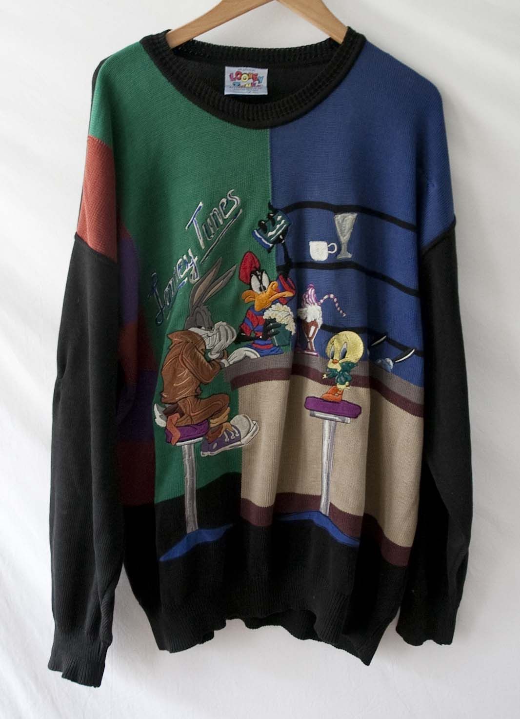 Vintage Looney Tunes Lario Sweater Size L/XL Limited Edition | Grailed