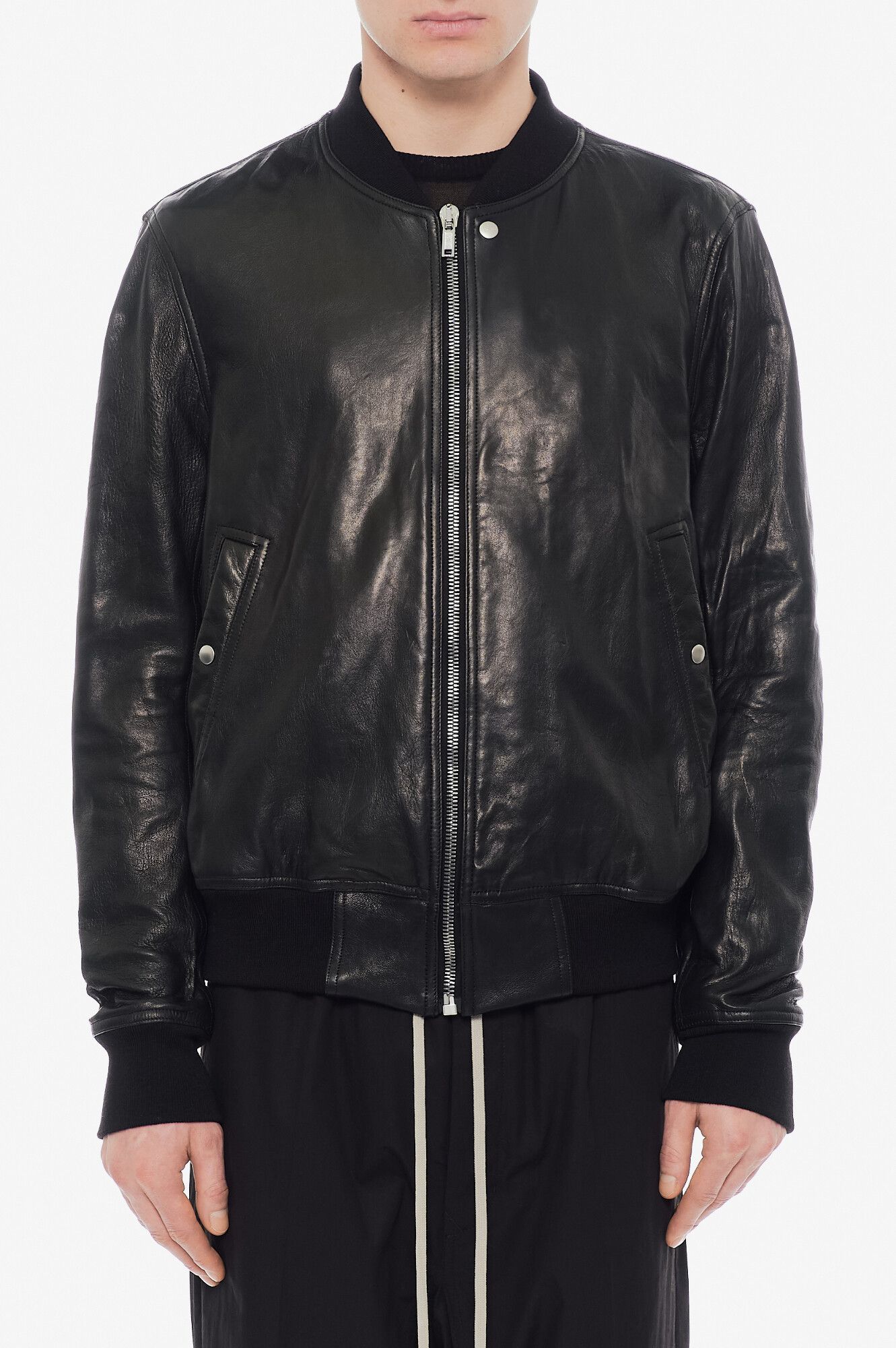 Rick Owens Rick Owens Luxor Padded Leather Bomber Jacket | Grailed
