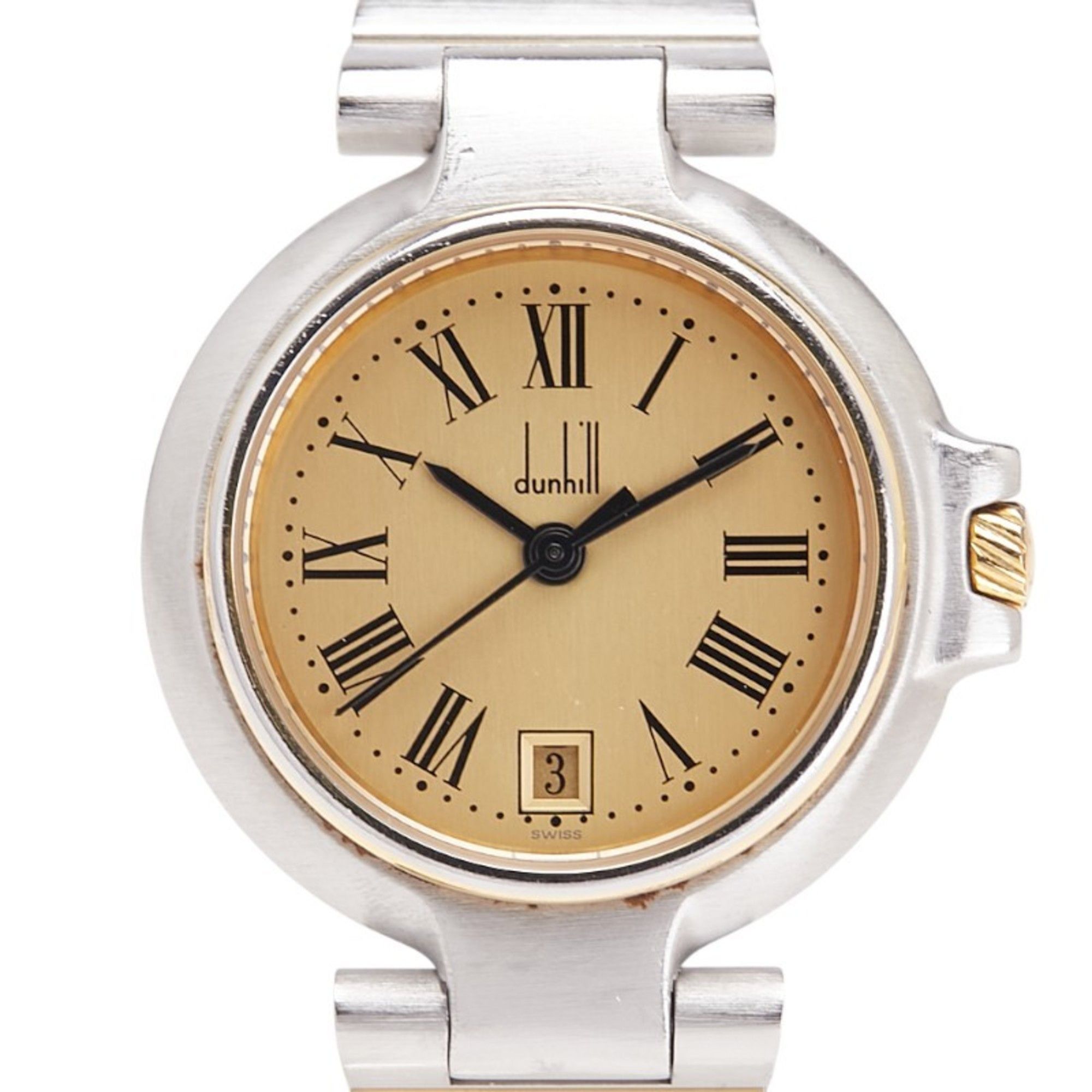Alfred Dunhill Dunhill Women's Quartz Watch with Gold Dial and ...