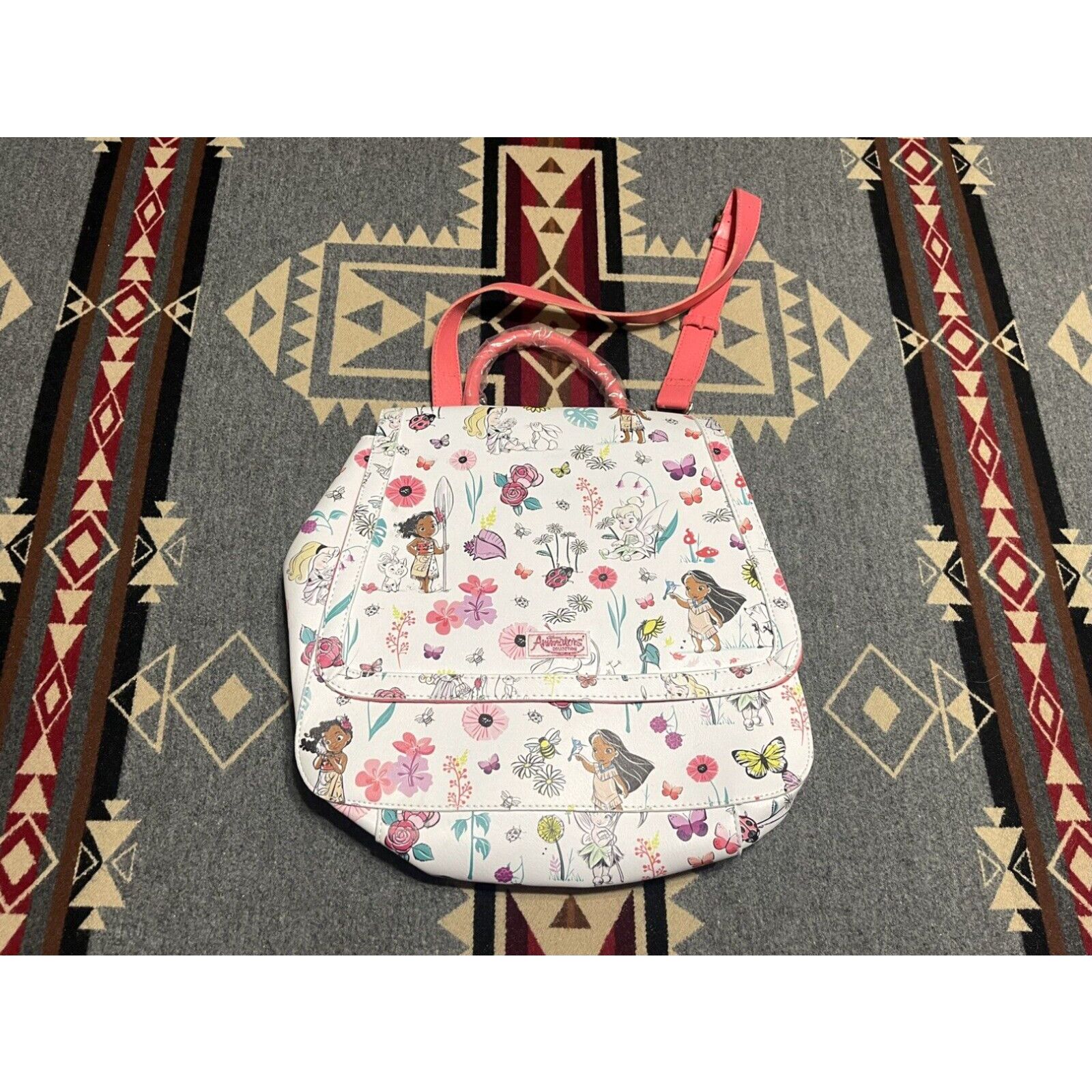 Disney Disney Animators Collection OS Fashion White Backpack Tote Bag ...