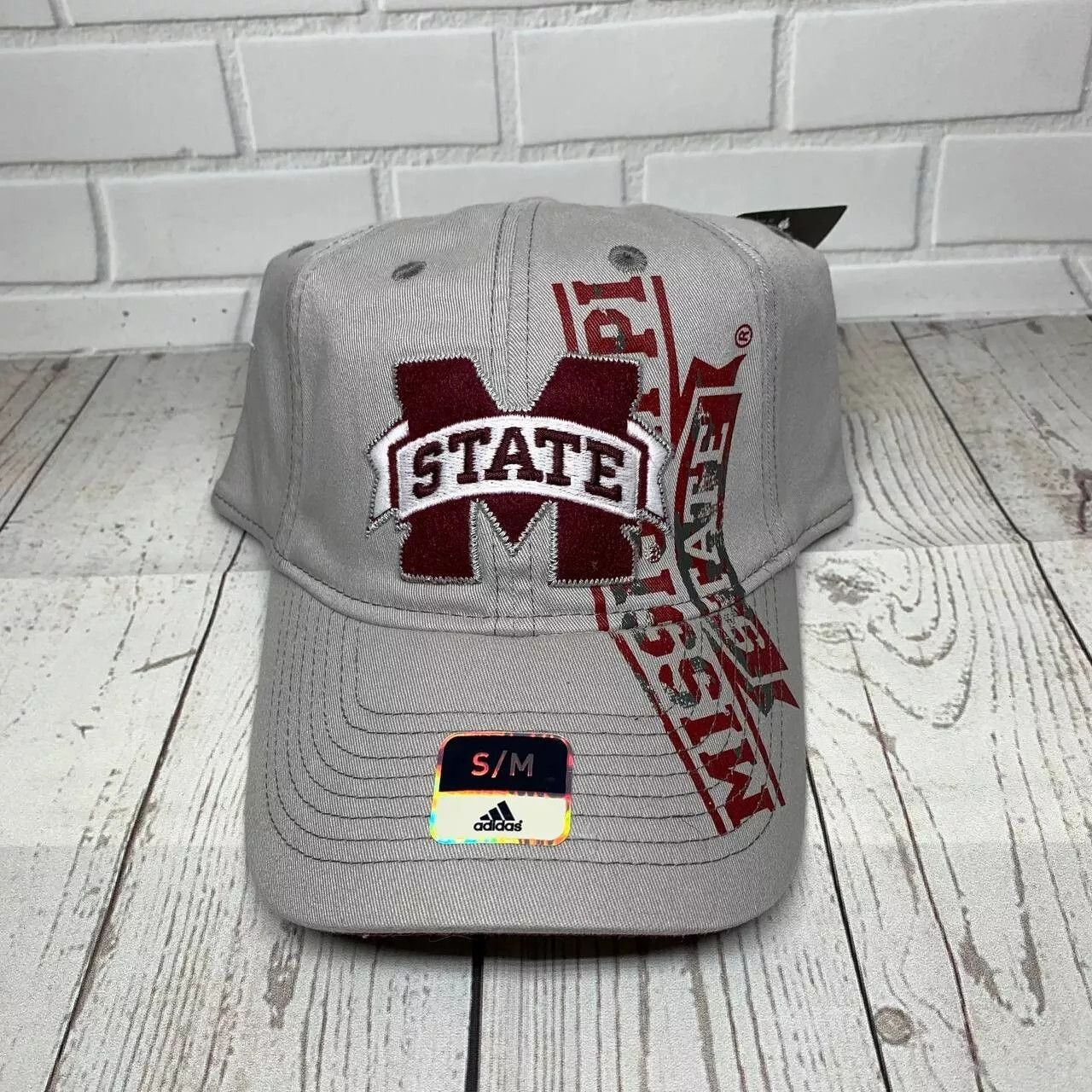 Adidas Mississippi State Bulldogs NCAA S/M Hat Stretch Fitted Cap | Grailed