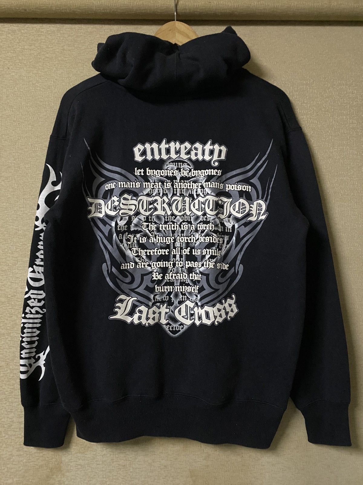 Affliction Japan BEAUMERE Last Cross Tribal Affliction Punk Pullover ...