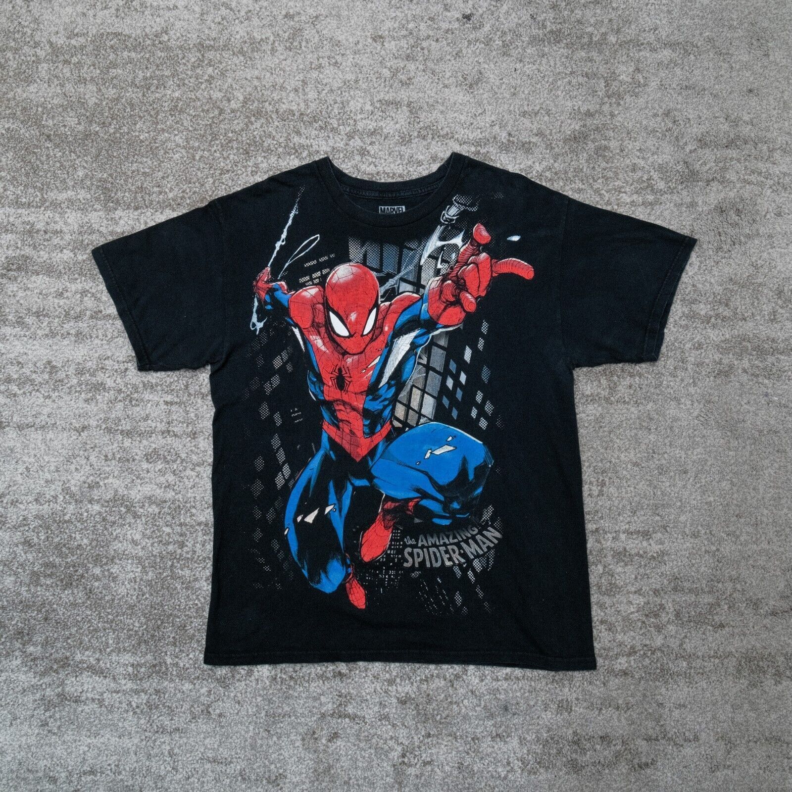 Marvel Comics Y2K Marvel The Amazing Spiderman Full Printed Vintage ...