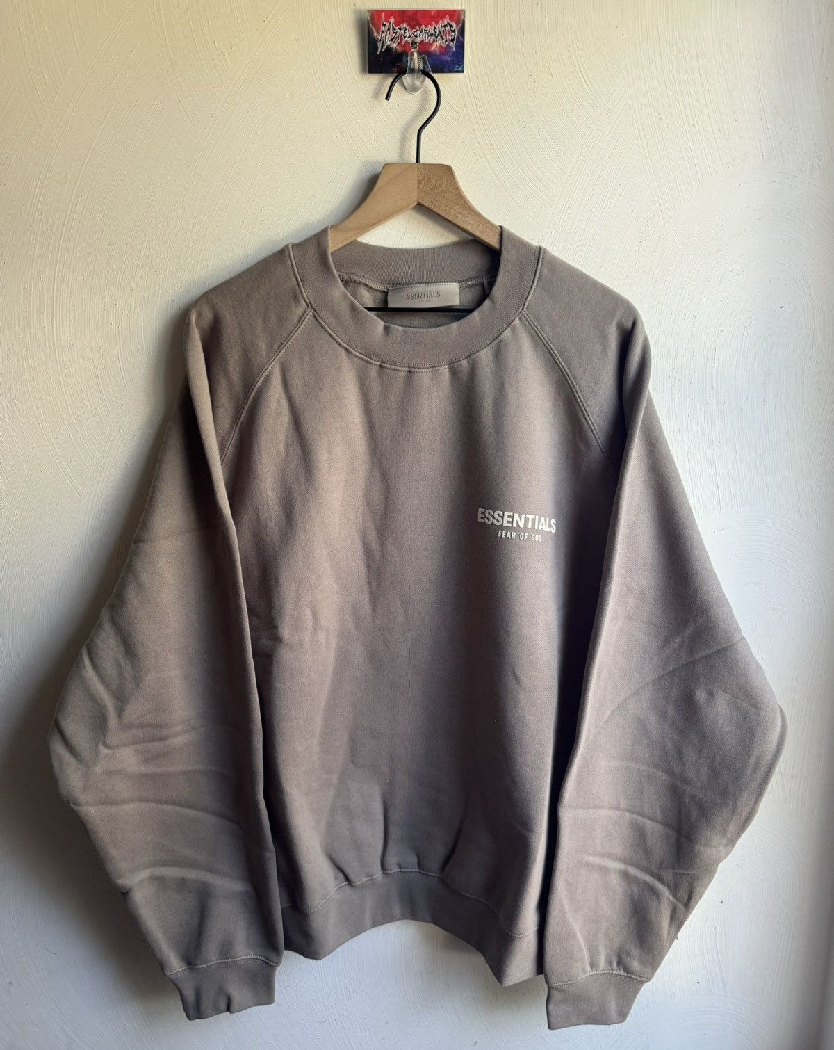Essentials × FOG × Fear of God Fear Of God Essentials Crewneck Desert ...