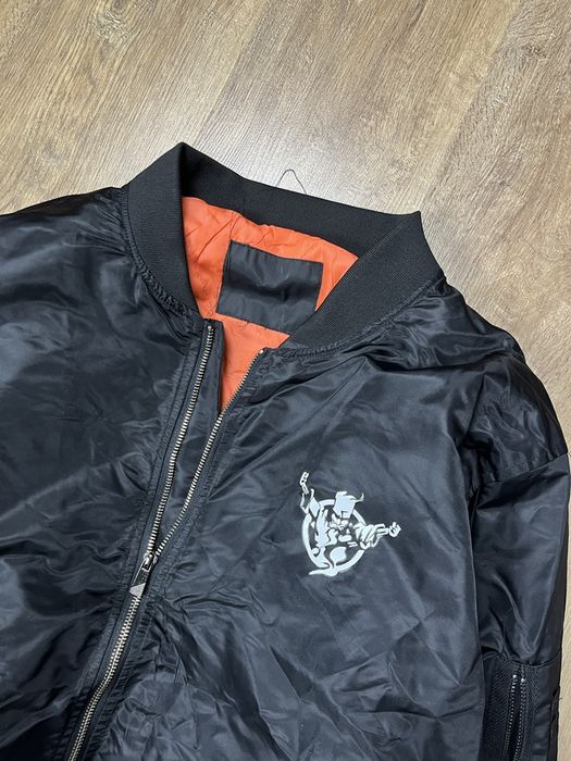 Vintage thunderdome vintage bootleg ma-1 flyer bomber jacket rave | Grailed