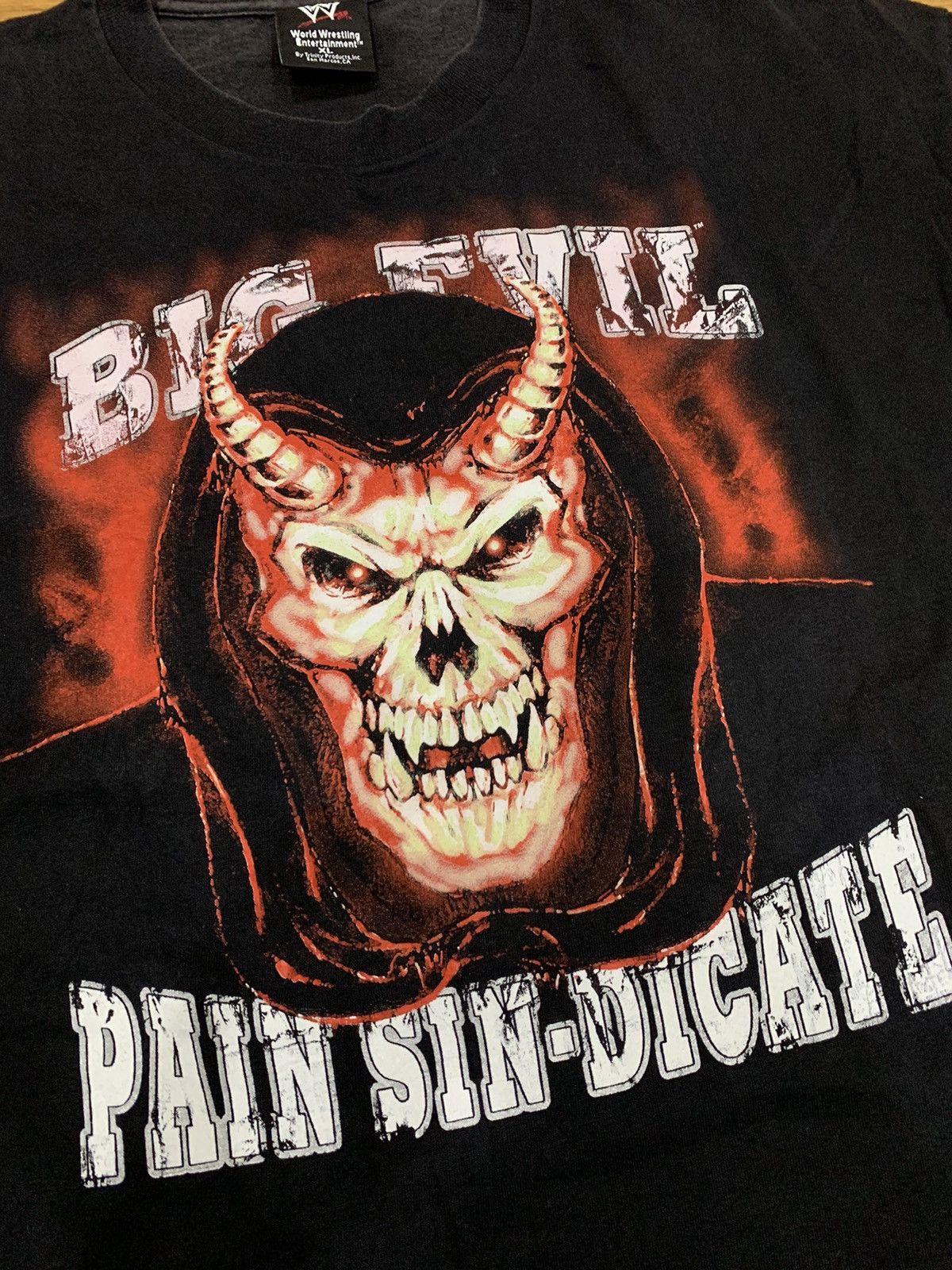 Vintage 2003 BIG EVIL UNDERTAKER SKULL SHIRT WWF WWE | Grailed