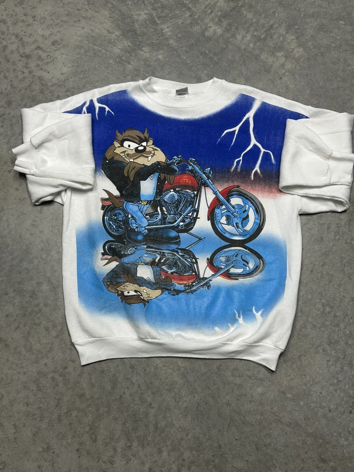 Cartoon Network × Vintage × Warner Bros Crazy Taz crewneck | Grailed