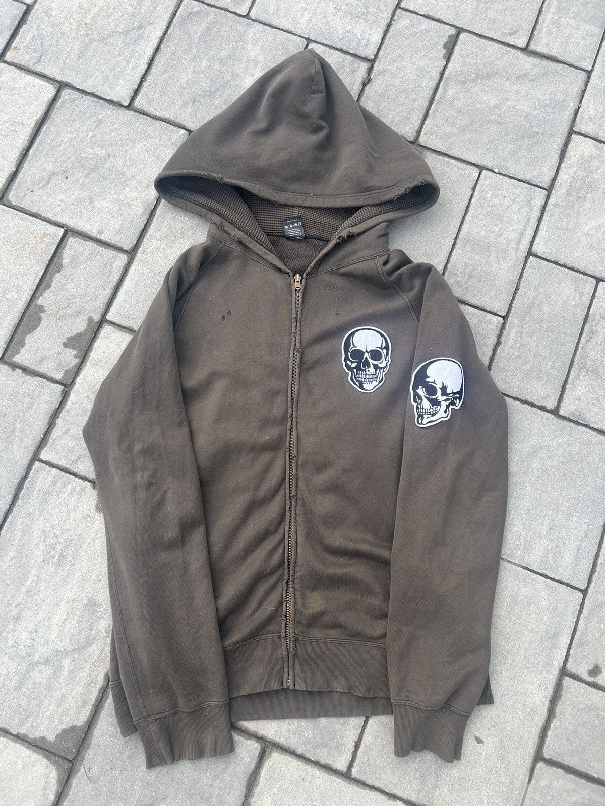 Number (N)ine SS04 Number Nine Double Skull Zip Up | Grailed