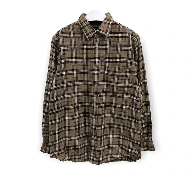 Flannel × Pointer × Streetwear Vintage Pointer Plaid Tartan Flannel ...