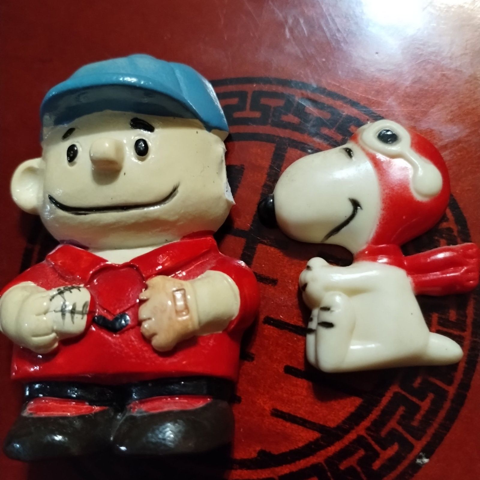 Vintage Vtg.1965 Collectors "Snoopy Red Baron" Refrigerator Magnet ...