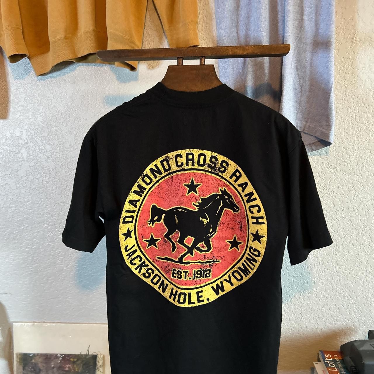 Streetwear Modern Diamond Cross Ranch Jackson Hole Wyoming T-Shirt ...