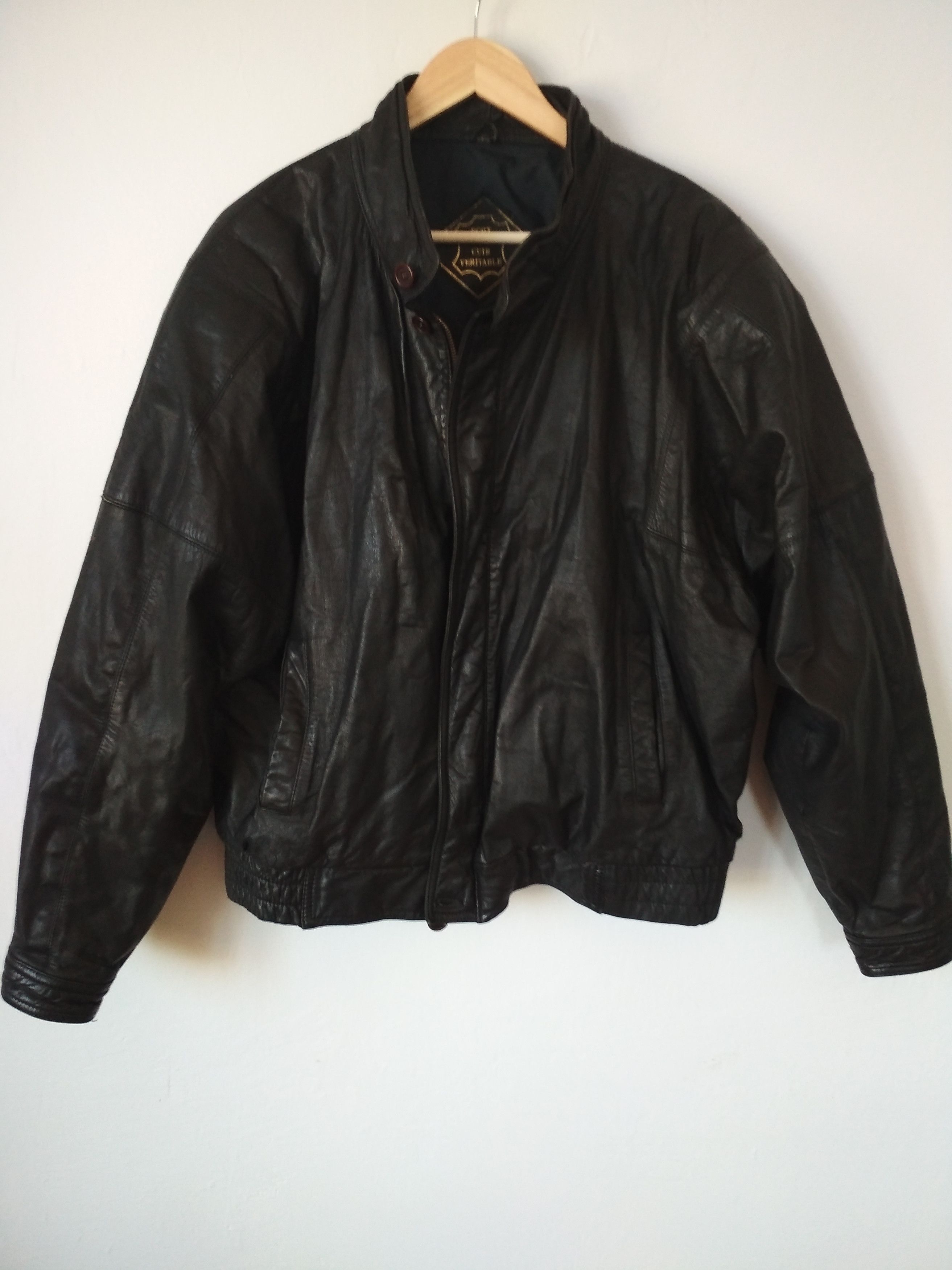 Vintage Vintage Echt leder cuir veritable Genuine Leather Jacket | Grailed
