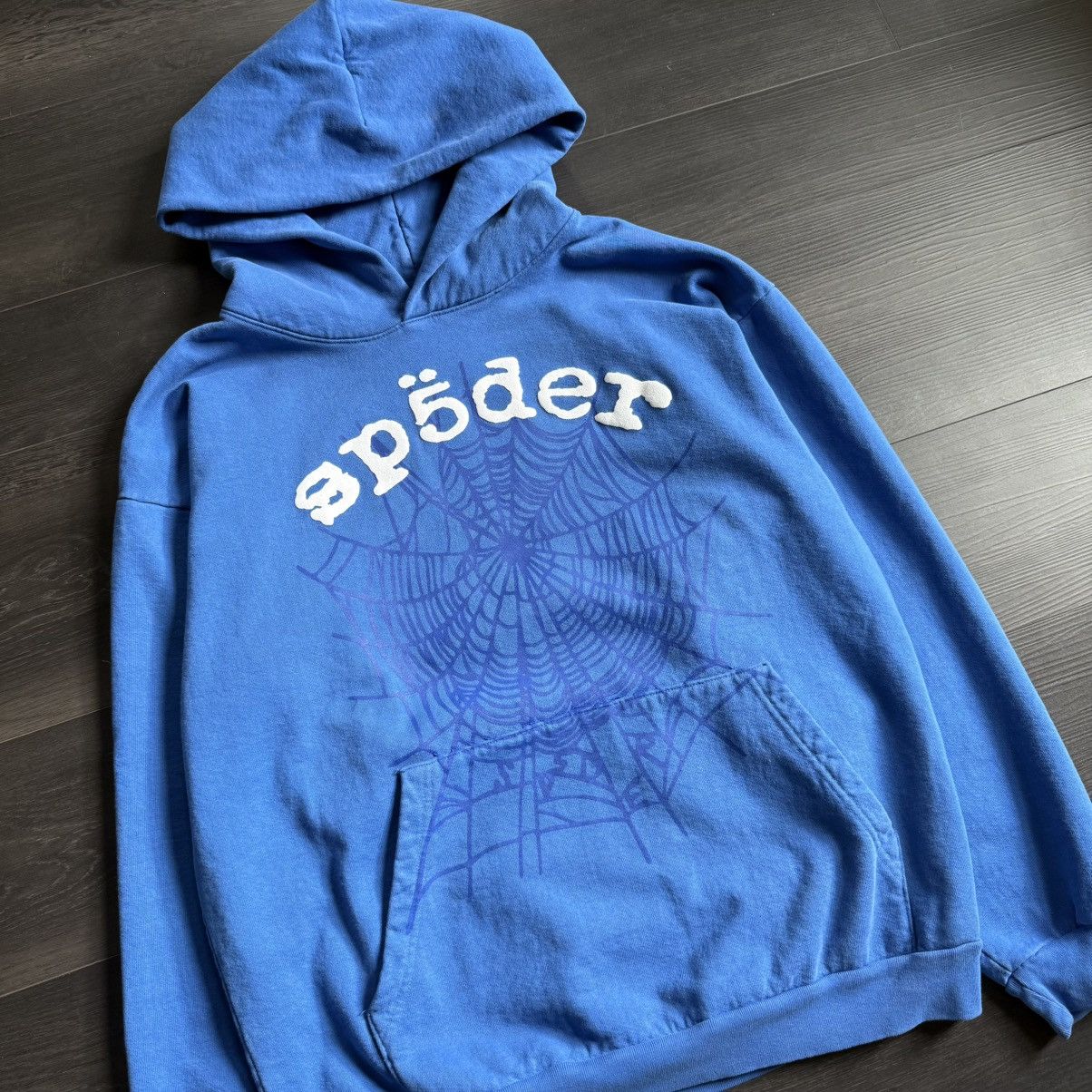 Spider Worldwide Sp5der Legacy Hoodie Blue XL | Grailed