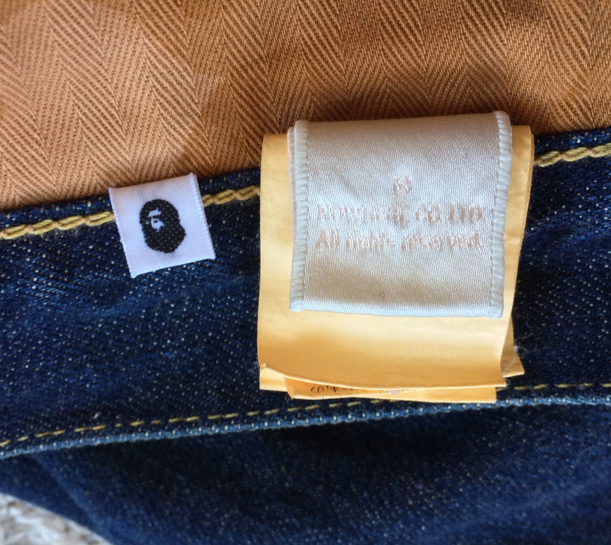 Bape OG Bapesta Star Denim Shorts | Grailed