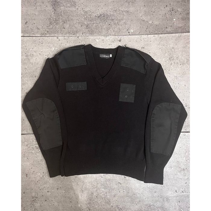 Vintage Black Security Guard Sweater (L) - 1980s | Grailed