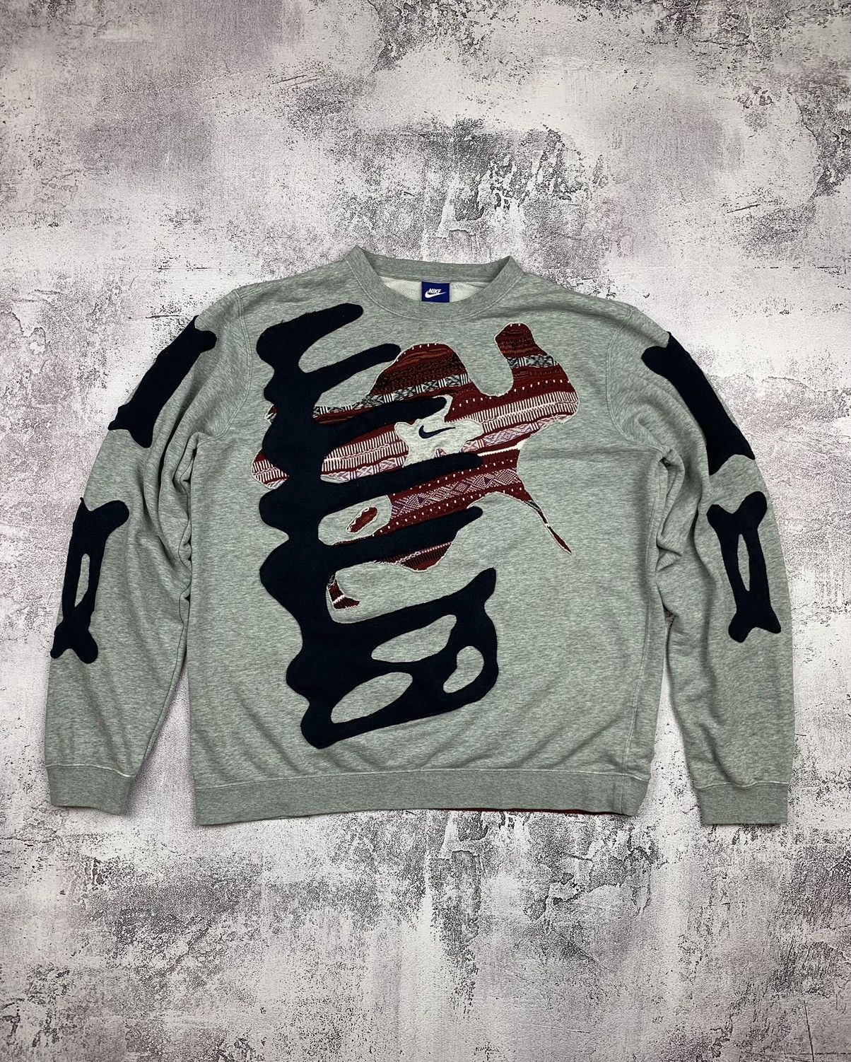 Nike Nike Custom Sweatshirt Skeleton Zombie Coogi Style | Grailed