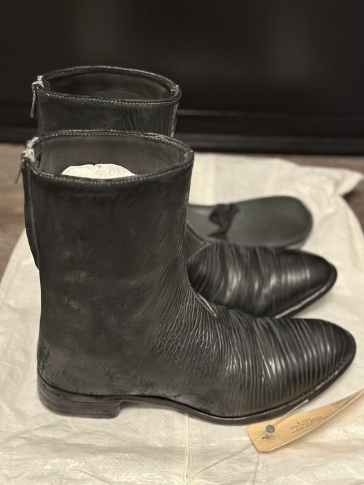 Carol Christian Poell CCP Tornado boots AM/2601L CUBS black 10 | Grailed