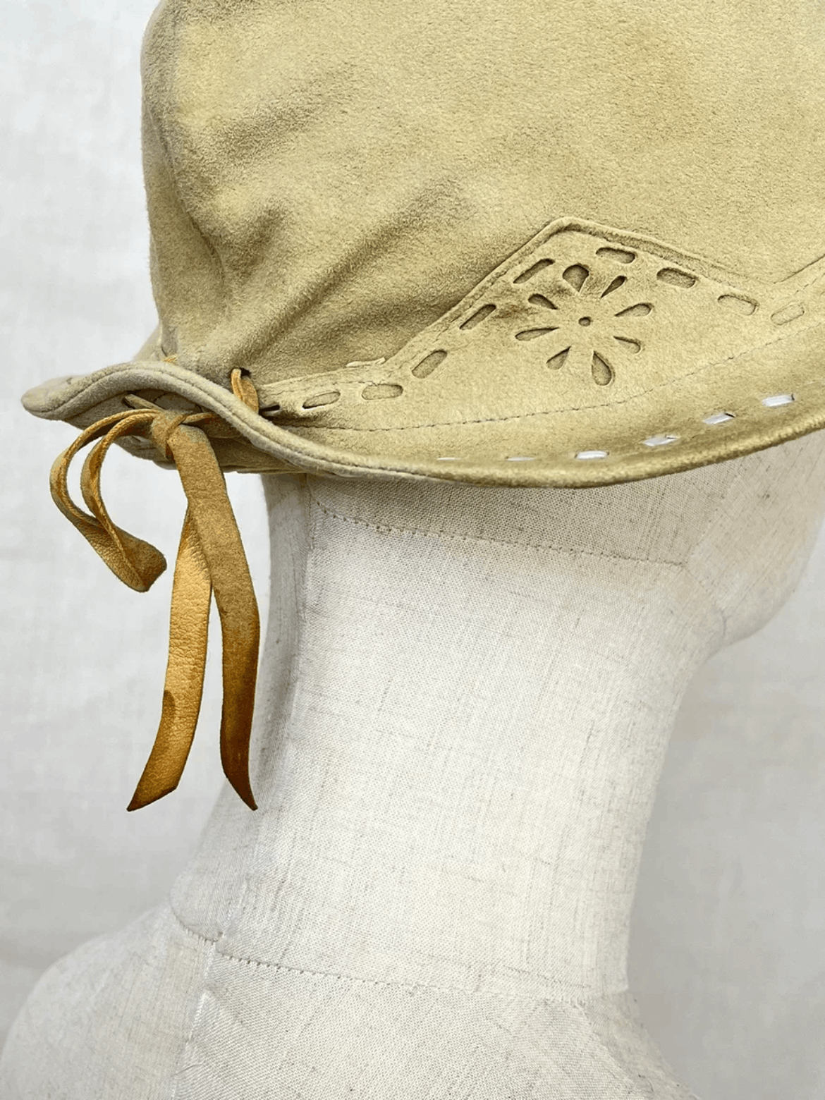 Number (N)ine Sz L Number Nine 09SS Leather Bucket Hat | Grailed