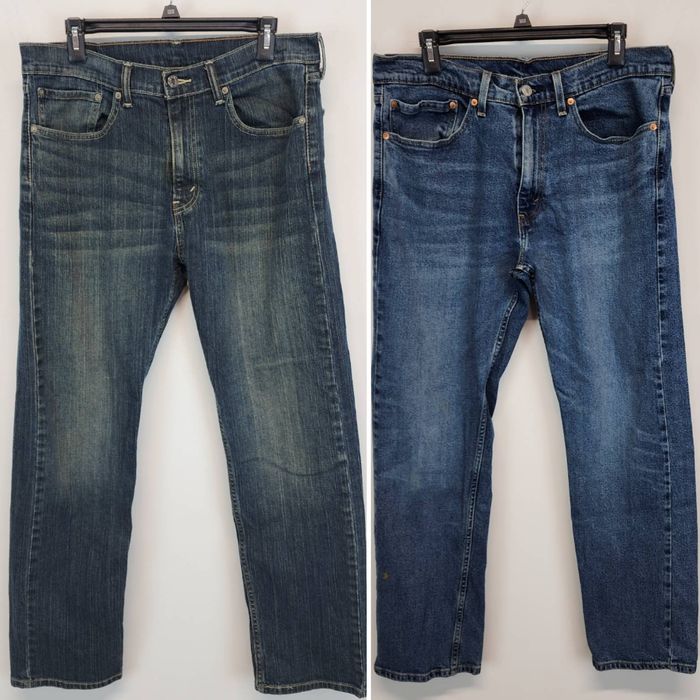 Levi's Levi's 505 Jeans Mens 34x32 Vintage Wash Medium Wash 2 Pair ...