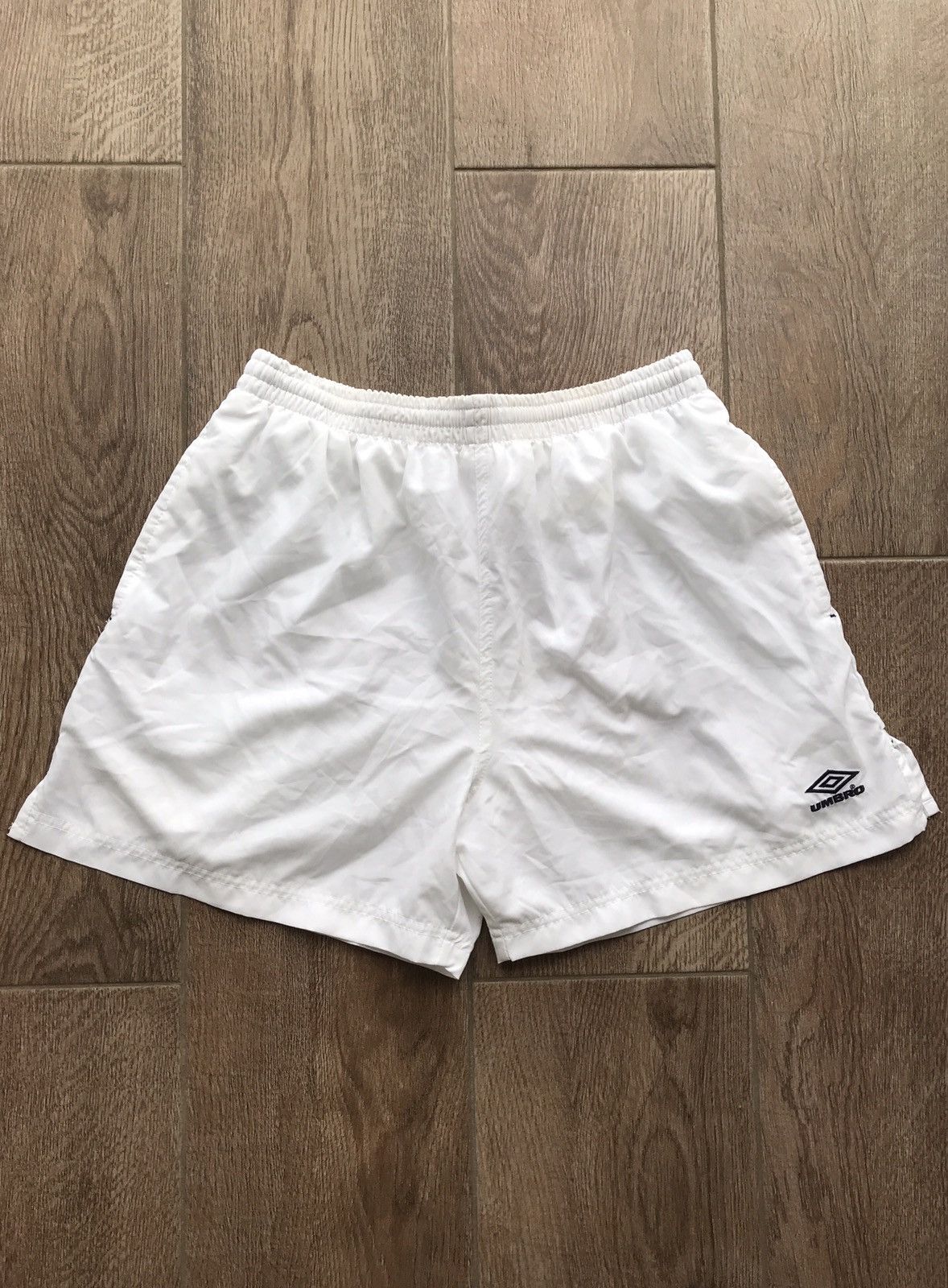 Streetwear × Umbro × Vintage Vintage Mans Umbro White Short Shorts ...