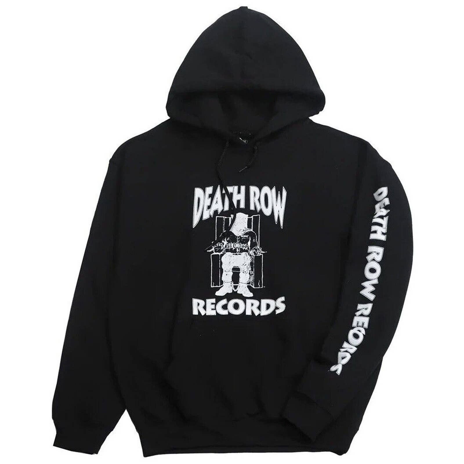 Death Row Records Death Row Records Men's Classic Graphic Logo Hoodie ...