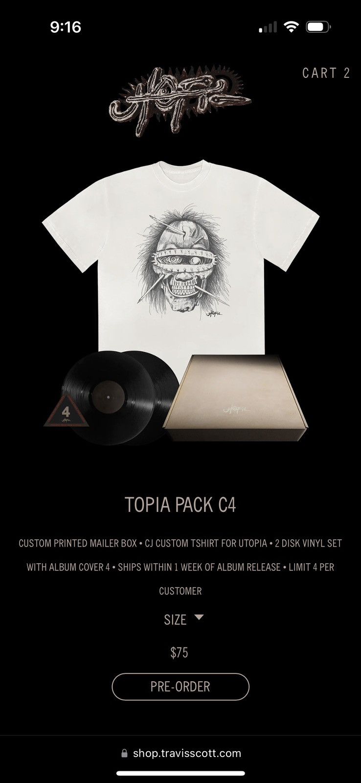 Travis Scott Utopia vinyl bundle | Grailed