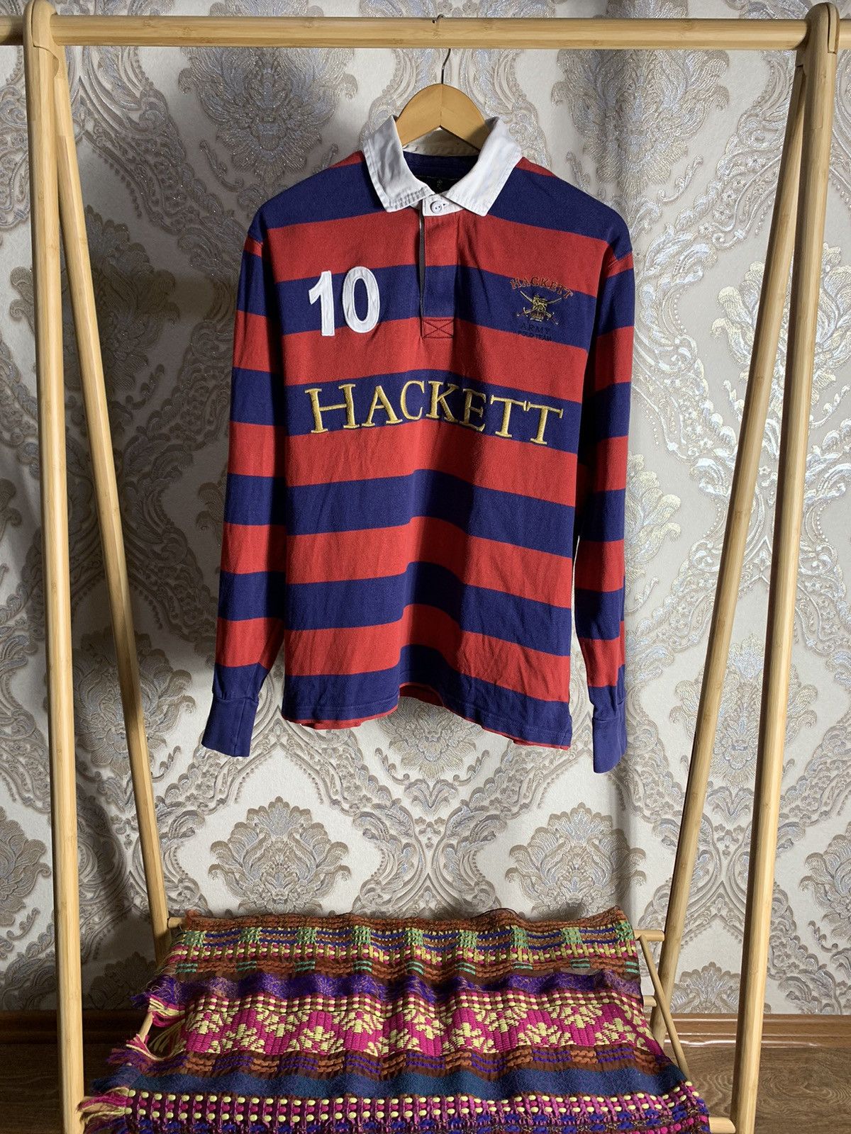 Hackett × Streetwear × Vintage VINTAGE HACKETT BIG LOGO RUGBY ENGLAND ...