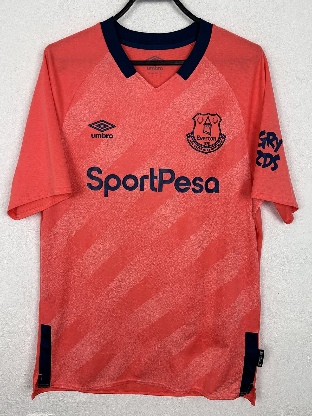 Umbro Umbro x Everton FC 2019/20 Away Kit Soccer Jersey In Pink | Grailed