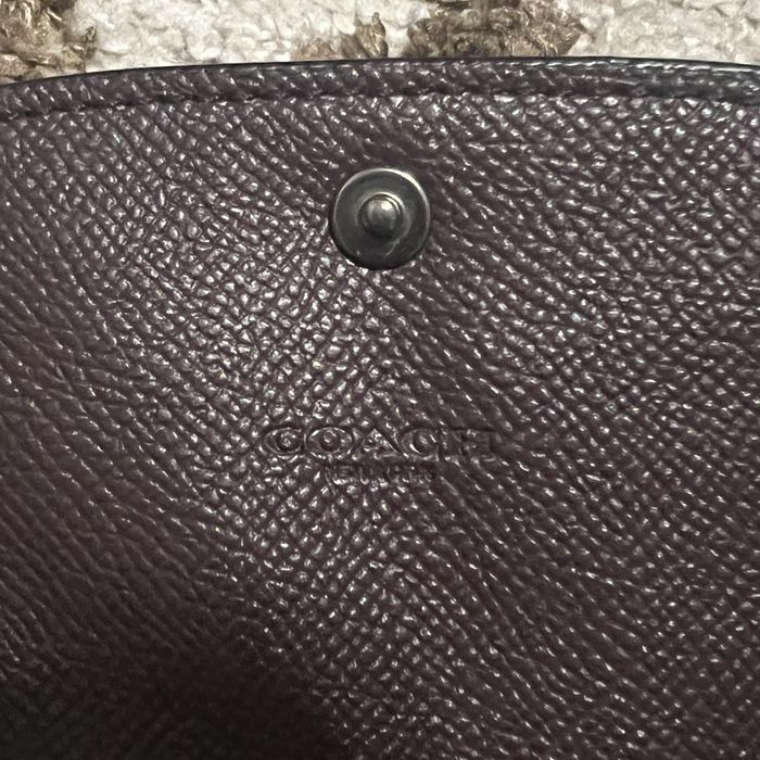 Coach Coach Winky Face Leather Trifold Wallet Hello Kitty Style | Grailed