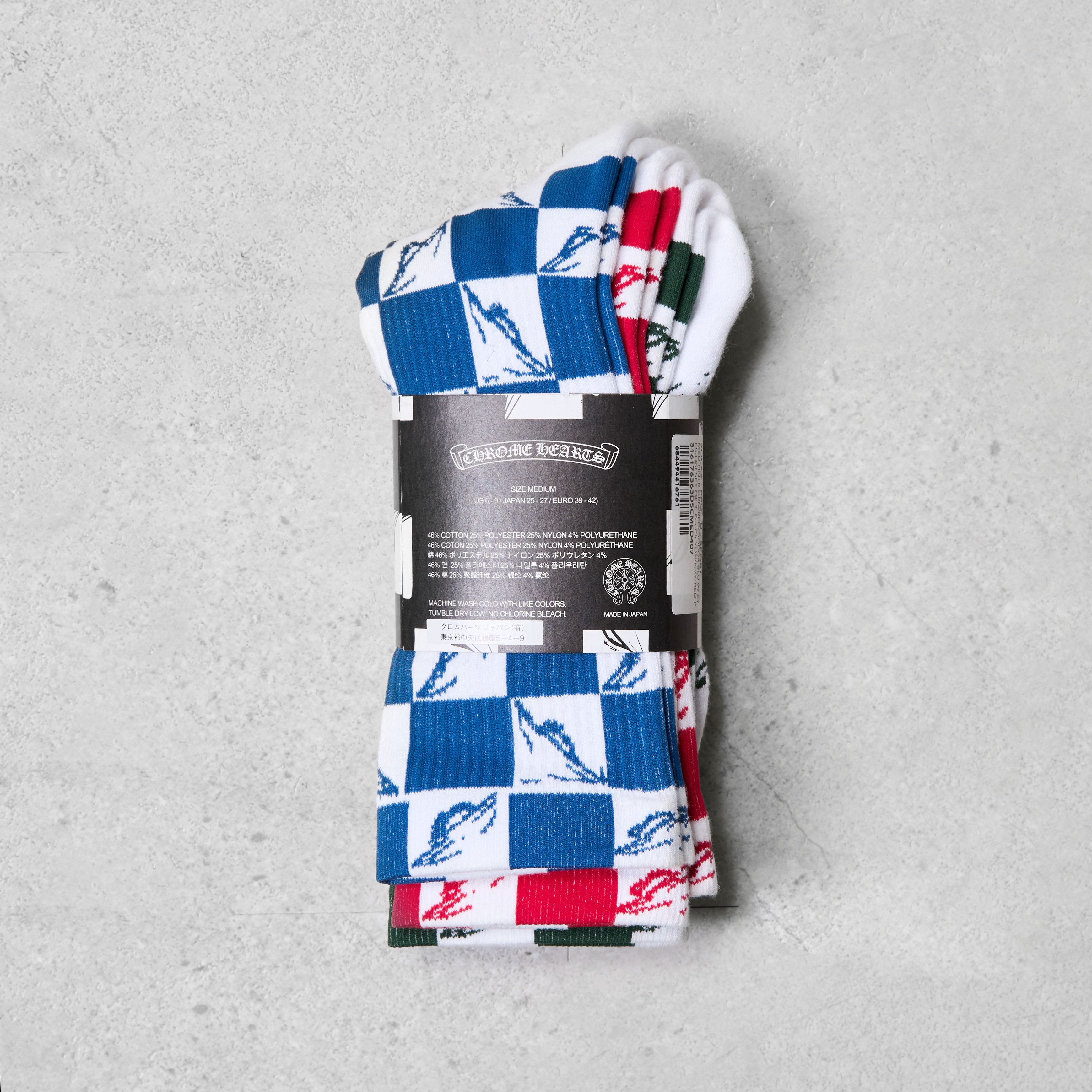 Chrome Hearts CHROME HEARTS Matty Boy 99 Eyes Socks | Grailed