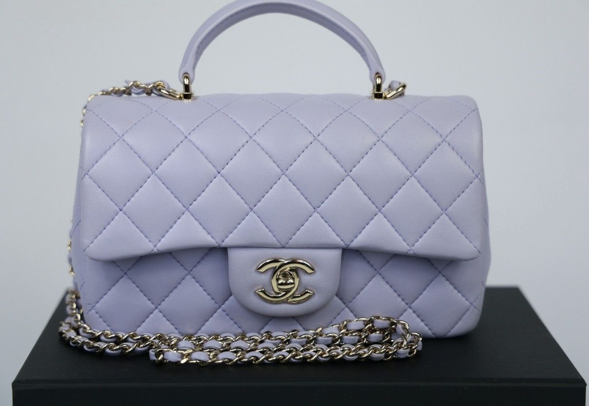Chanel MINI TOP HANDLE BAG | Grailed