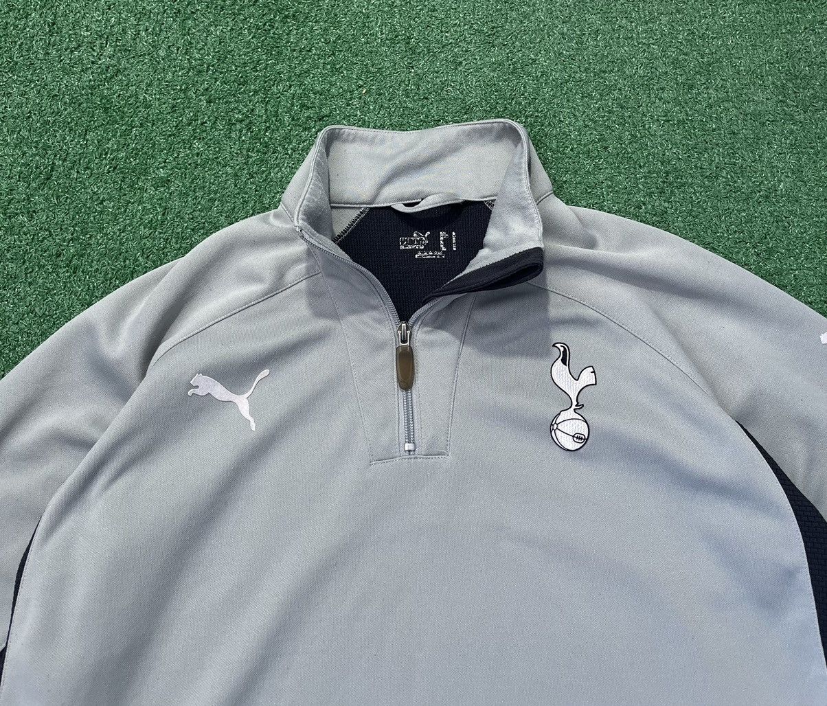Puma × Vintage Tottenham Spurs Soccer Jersey Halfzip Sweatshirt | Grailed