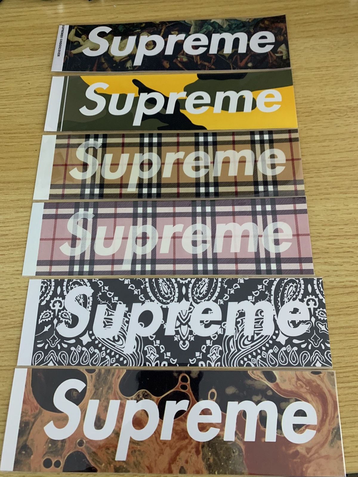 Supreme ASSORTED ‘RARE’ SUPREME STICKERS | Grailed