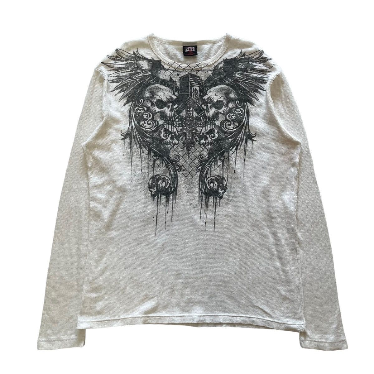 Affliction × Streetwear × Vintage MMA Elite Cross Wing Cyber Y2K ...
