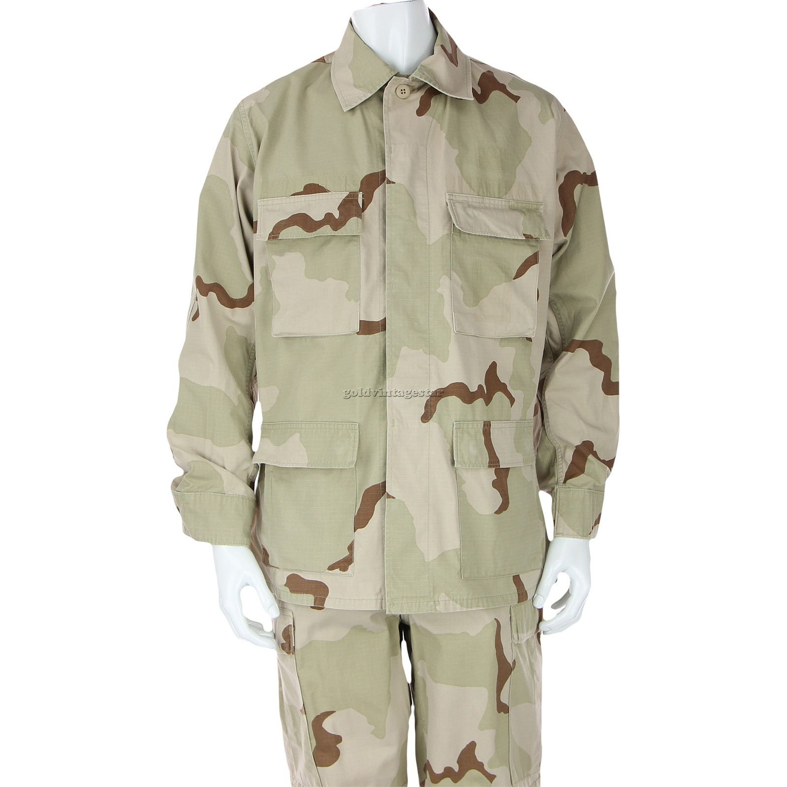 Vintage 90s Vintage Army Uniform Field Desert Camo Combat Jacket | Grailed