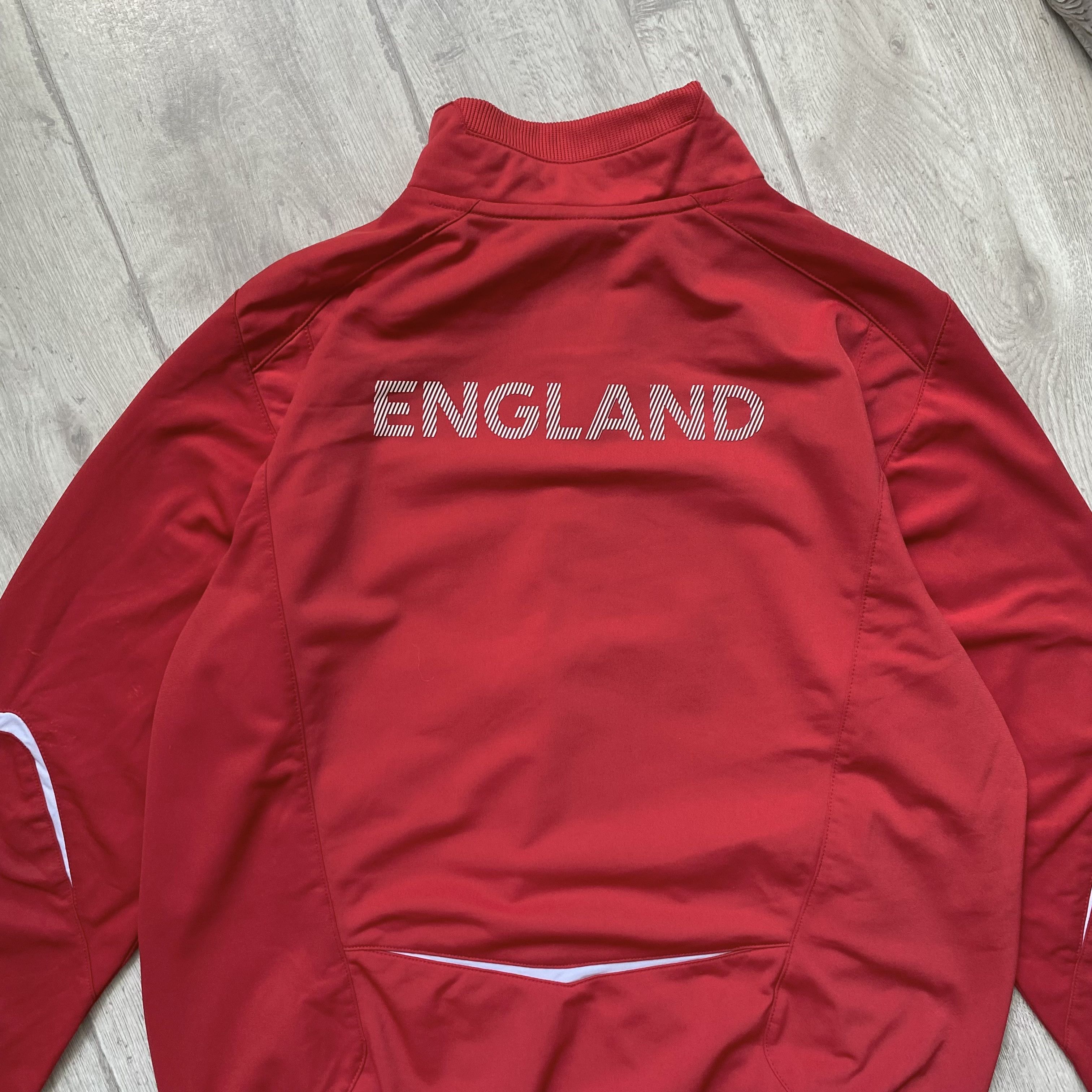 Umbro × Vintage Vintage 90 Umbro England Football jersey track top ...