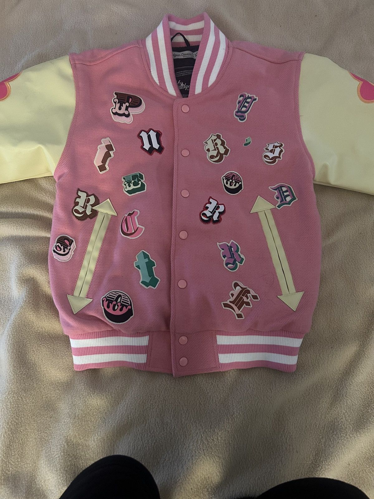 Varsity Jacket Pinky Records Varsity Jacket | Grailed