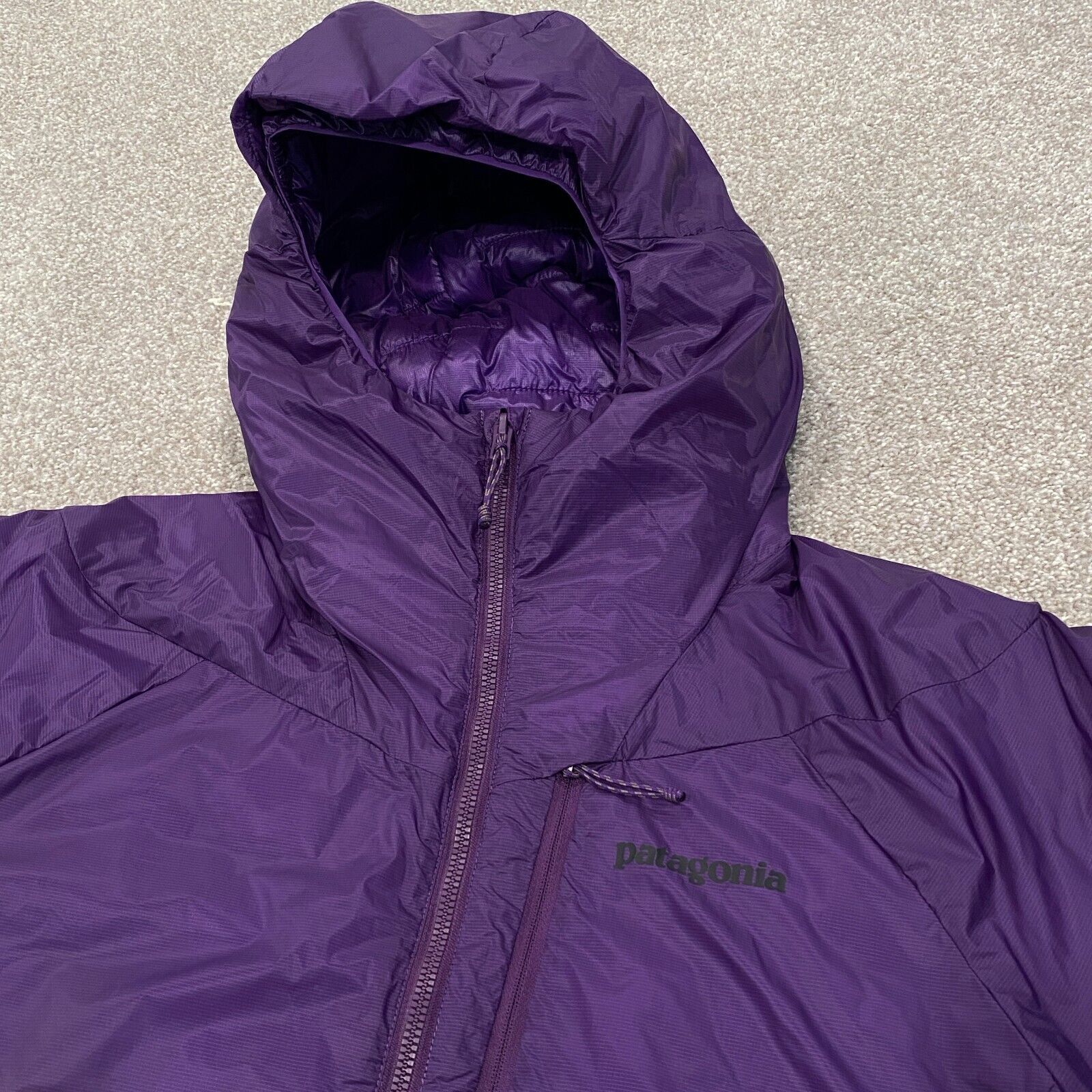 Patagonia Patagonia Jacket Women Large Purple Puffer Full Zip Outdoor ...